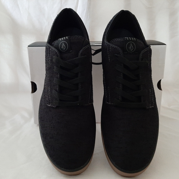 Volcom | Shoes | Volcom Mens Govna Black Sneakers | Poshmark